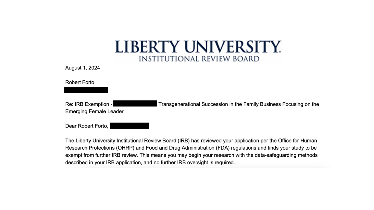 What is IRB Approval in a Doctorate Program? - Robert Forto